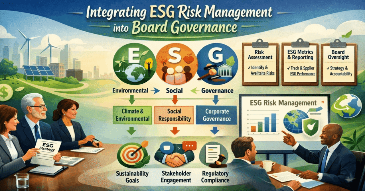 Integrating ESG Risk Management into Board Governance